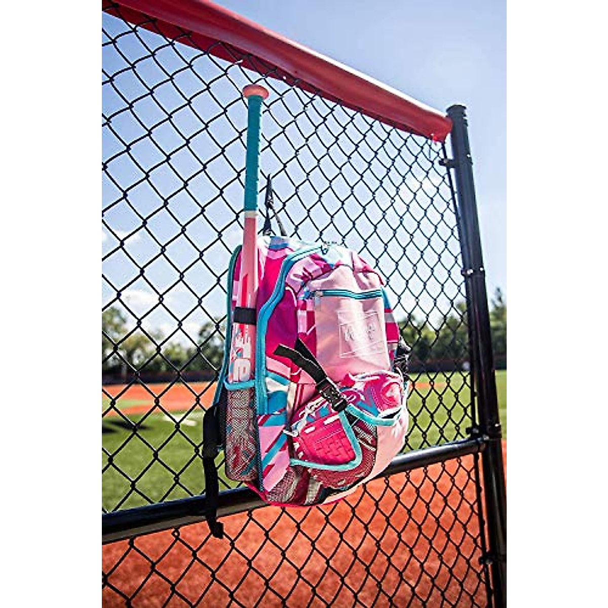 Rawlings | REMIX Backpack Equipment Bag | T-Ball & Youth Baseball / Softball | Pink