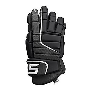 STX Ice Hockey Stallion HPR Junior Gloves, Black/Black, 12