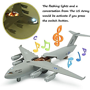CORPER TOYS Diecast Plane Metal Pull-Back Aircraft Toys Air Plane Model for Kids Boy Birthday