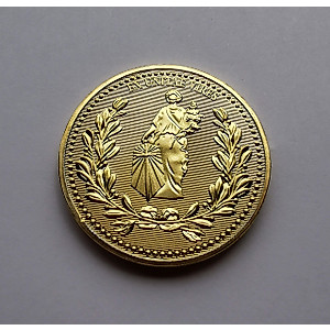 Continental Gold Coin Collecting Metal Coin (5 pcs)