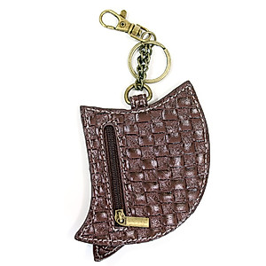 Chala Patch Cross-Body Canvas Messenger Bag- Owl-II (Mauve Red)