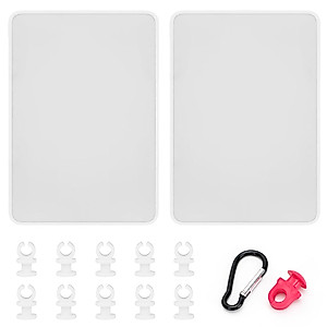 SMART DK 2pcs Divider Tray Compatible with Bogg Bag Divider for Original XL Bogg Bag Accessories Inserts Beach Bag Accessories Suitable for Bogg Bag Organizer Inserts (2-PACK WHITE)