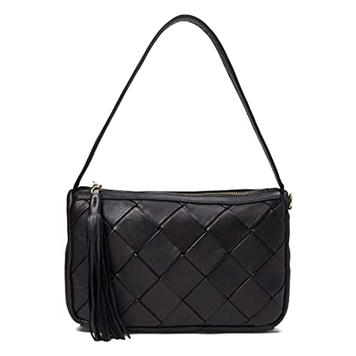 HOBO Kole Handbag For Women - Leather Construction With Cotton Lining, Dust Bag Included, Cute and Amazing Handbag Black 1 One Size One Size