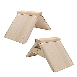 balacoo 2pcs Pigeon Perches Woodden Dove Rest Stand Pigeons Rest Stand Bird Perches Durable Wood Roost Racing Pigeon Stand Frame for Dove Swallow Birds