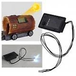 Yuhoo Solar Lantern Top Battery Box, Solar Light Replacement Top, Solar Lantern Panel Accessories Lid Lights Bulb Replacement Part for Garden Lawn Patio Yard (Black), free size