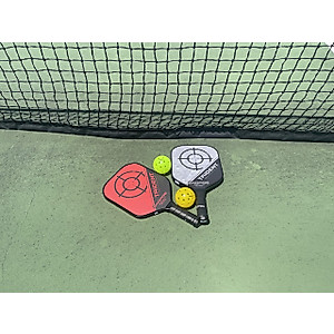 Engage Pickleball Trident Pickleball Paddle - Pickleball Paddles with Polymer Core - USAPA Approved Pickleball Paddles Pickleball Rackets for Adults - Standard (Red Horizon)