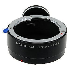 Fotodiox Lens Mount Adapter - Fuji Fujica X-Mount 35mm (FX35) SLR Lens to Canon EOS M (EF-m Mount) Camera Bodies; fits EOS M, M2 Digital Mirrorless Camera