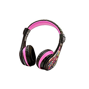 eKids Monster High Bluetooth Headphones for Kids, Wireless Headphones with Microphone Includes Aux Cord, Volume Reduced Kids Foldable Headphones for School, Home, or Travel