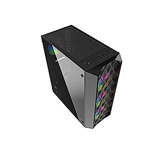 Raidmax p8 Series ATX Desktop Gaming Computer Case USB 3.0 Tempered Glass Window with 120mm ARGB LED Fans (p805) (p815)
