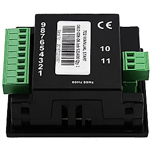 Generator Controller Board Panel With Keys 702 MS-HC Manual Start Engine Monitoring Low Oil Pressure High Engine Temperature