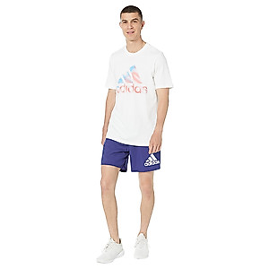 adidas Men's Run It Shorts, Legend Marine/Blue Tint S18, Small/7" Inseam