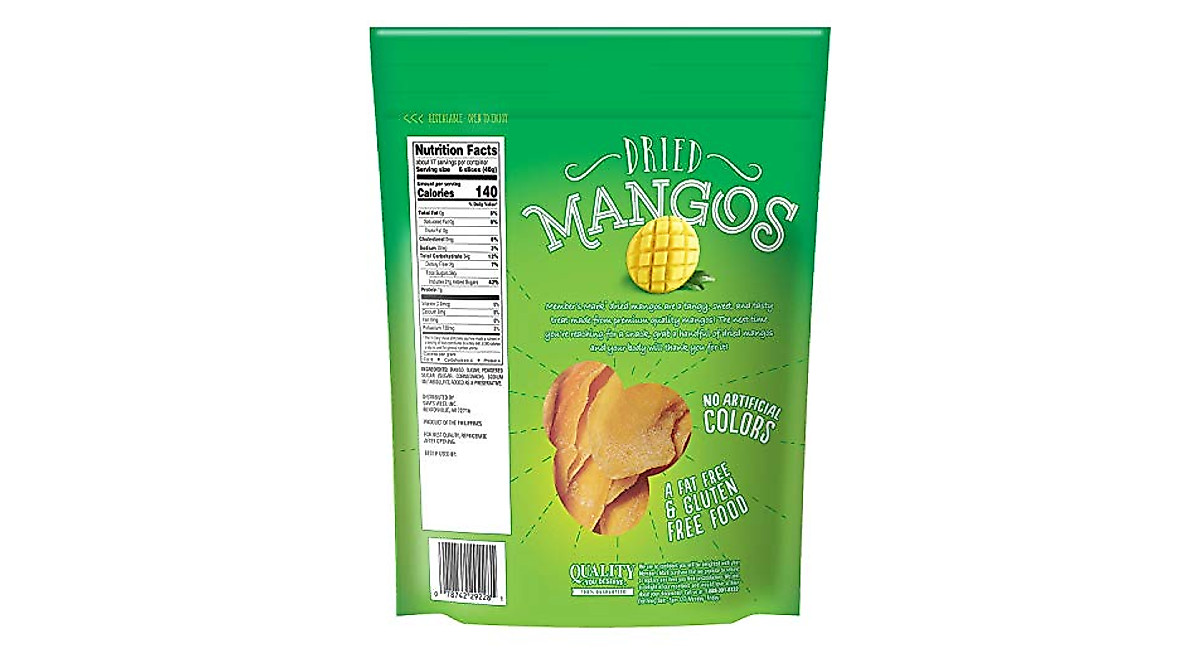 Member's Mark Mangos - Sweet & Tangy Philippine Mango Slices