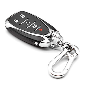 INFIPAR Car Keychain Metal Key Chain for Car Fob Key Ring Key Clip with Horseshoe Shaped Anti-Lost D-Ring for Men and Women 2 Pack