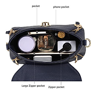 MKF Collection Satchel Bag for Women’s, Vegan leather Crossbody Handbag Top-Handle Purse