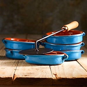 Mediterranean Blue Crema Catalana Dessert Set by La Tienda