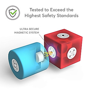 Blockaroo Magnetic Foam Blocks – STEM Preschool Toys for Children, Toddlers, Boys and Girls, The Ultimate Bath Toy – 100 Piece Set with Toy Chest, Bath Building Blocks, Engineering Toys for Kids 3-6