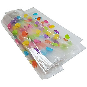 Regent Products Corp Set of 200 Easter Zipper Bags with Easter Bunny, Egg, and Jelly Bean Designs! 6.5"x5.86" - 2 Designs!