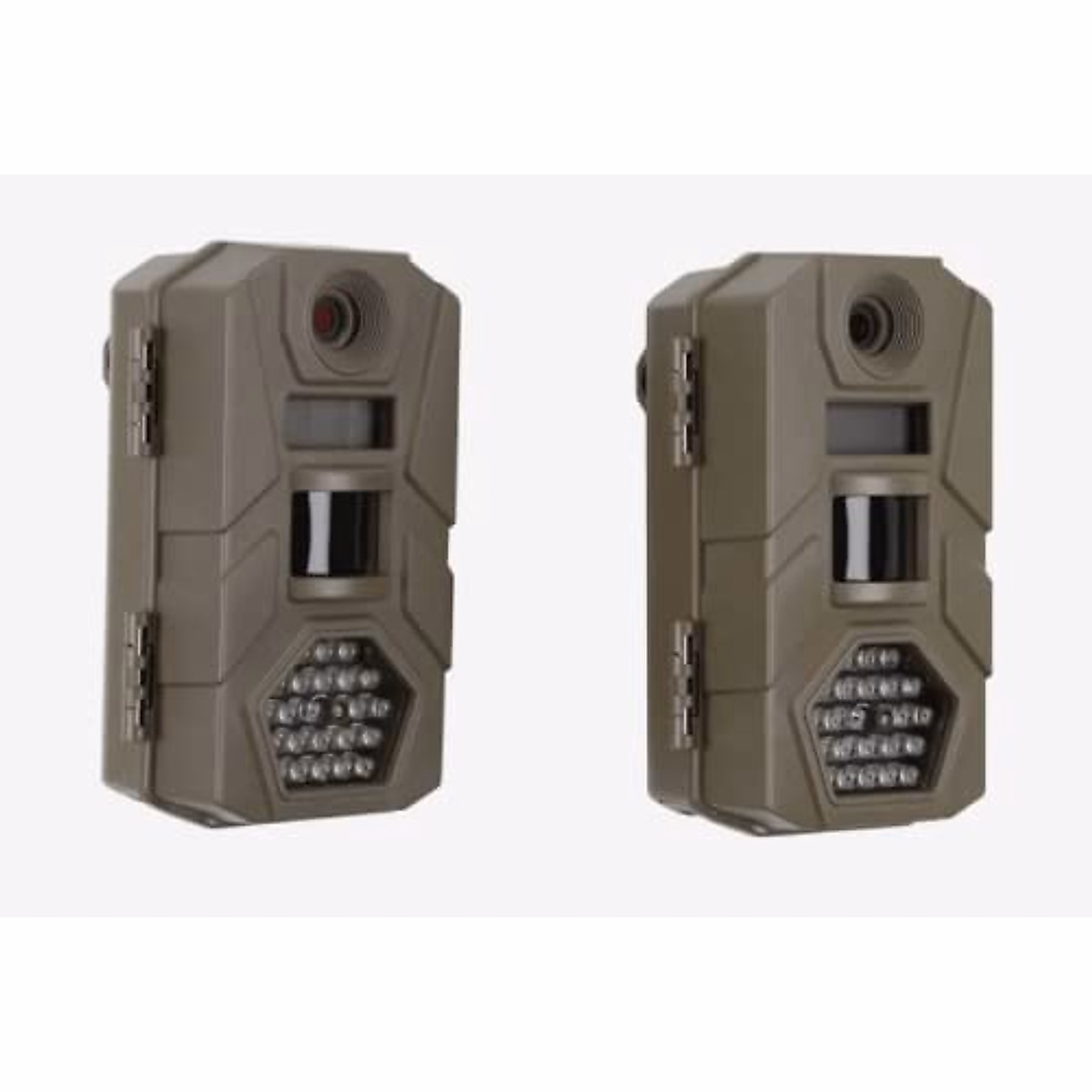 Tasco Trail Camera, 12MP, 2 Pack, Low Glow, Tan, Removable Battery Trays
