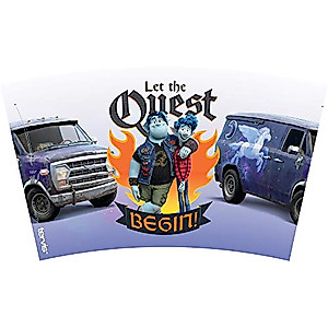 Tervis Disney - Onward Quest Made in USA Double Walled Insulated Tumbler Cup Keeps Drinks Cold & Hot, 10oz Wavy, Classic