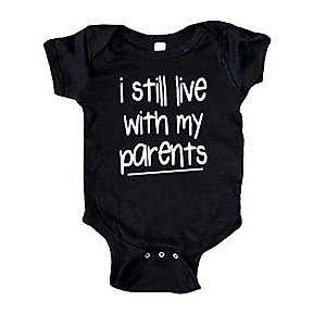 Sunray Clothing I Still Live with My Parents Baby Onesie Girl Boy Gray