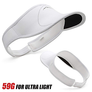 USHAKE Women's Visor, White