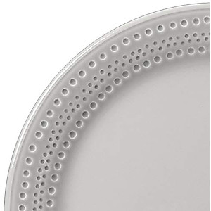 Kate Spade New York Willow Drive8482 12-Piece Dinnerware Set, 17.75 LB, Taupe/Grey
