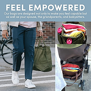 Mother Load - Diaper Bag Organizing Pouches, Small Organizing Bags, 5-Piece Multicolored Set of Embroidered Diaper Bag Pouches