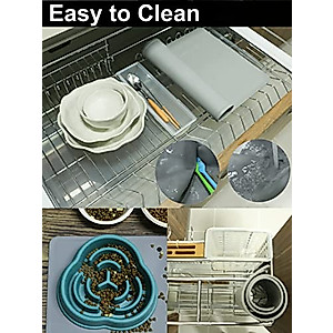 Dog Food Feeding Mat for Dog Food Storage Container Dog Bowls,Pets Supplies Cat Litter Mat or Dog Food Mats for Floors,Multifunctional Silicone Pet Feeding mat or Boot Tray