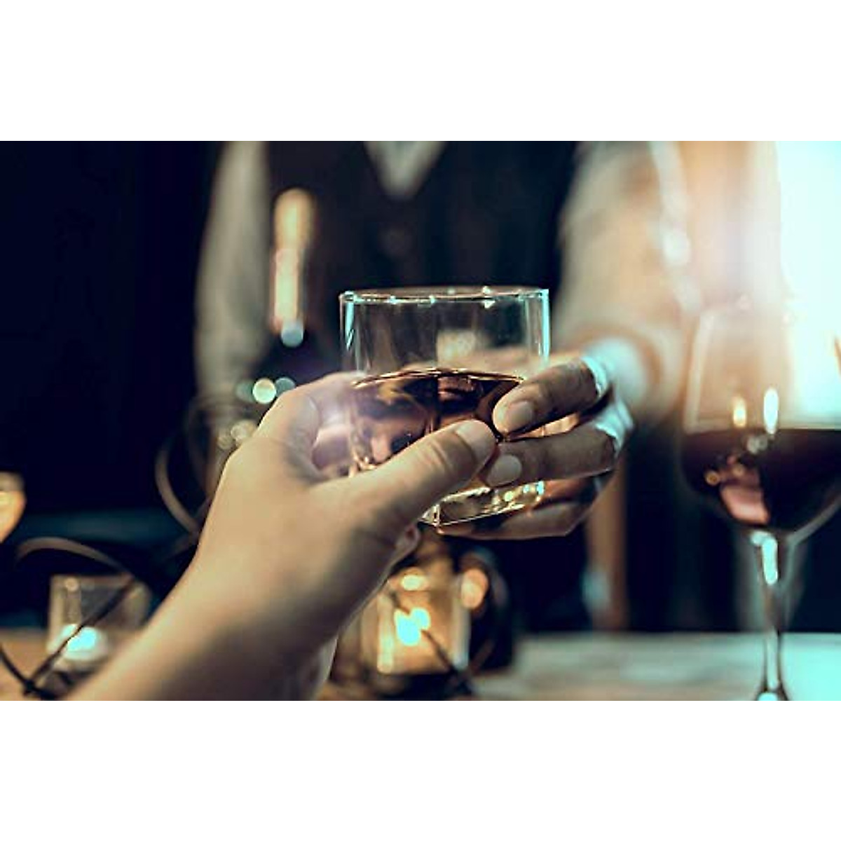 Durable Drinking Glasses Set of 16 | Glassware Set Includes 8 Highball Glasses (16 oz) 8 Rocks Glasses (13 oz) Heavy Base Glass Cups for Water, Juice, Beer, Wine, and Cocktails