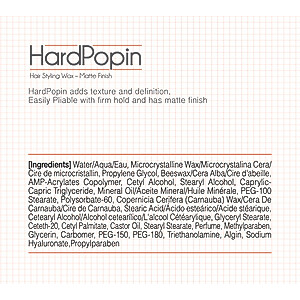 ATS Stylemuse Hard Popin Hair Styling Wax - Men and Women Matte Molding Cream Firm Hold 100 gram 3.53 ounce