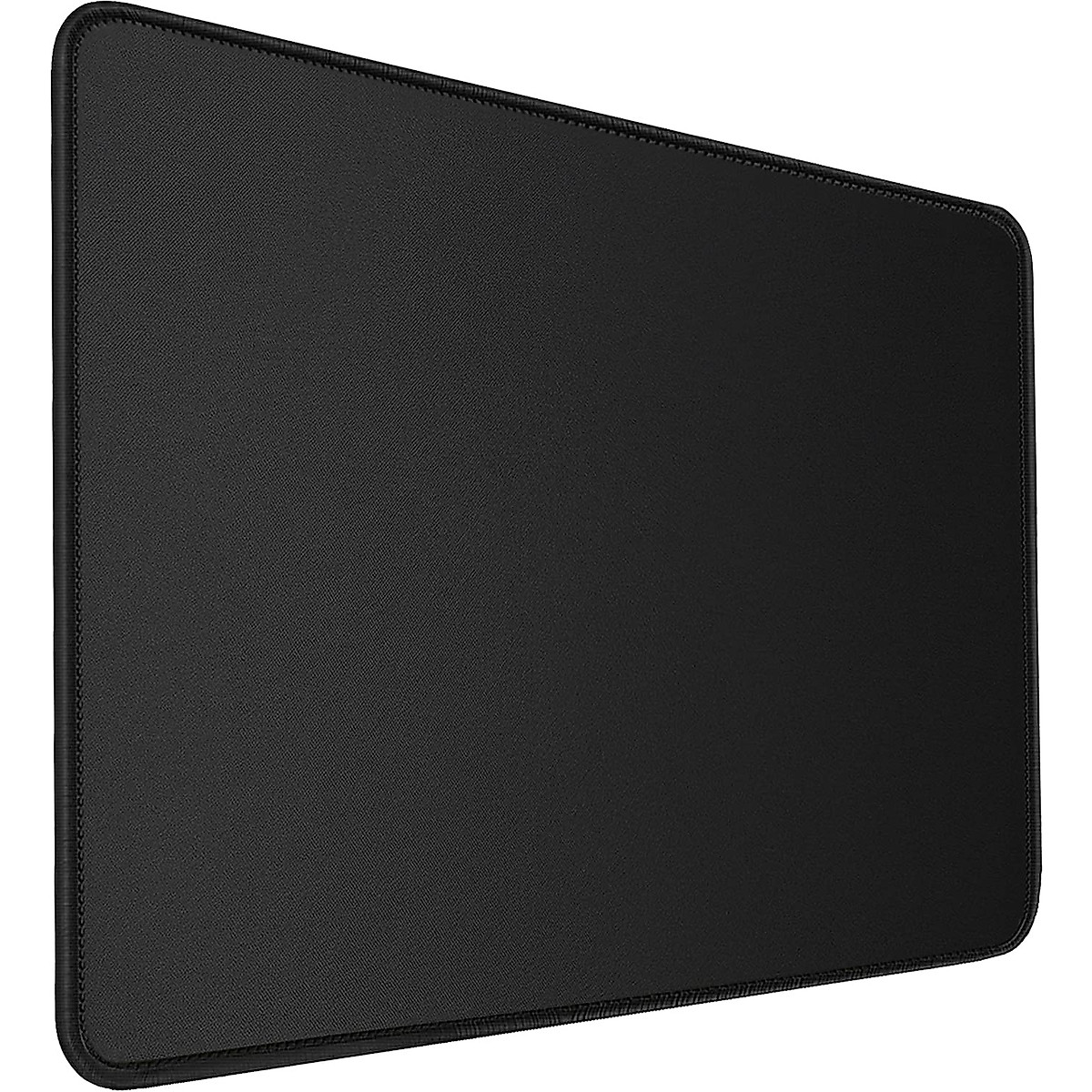 Mouse Pad, Large Gaming Mouse Pad with Double Stitched Edges, 14.9 x 11.7 inches Premium-Textured & Waterproof Mousepad, Nonslip Natural Rubber Base Mouse pad for Laptop,Computer, Office, Home, Black