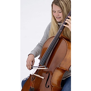WADA Cello Bow Grip Aid: A Correct Bow Hand without Strain. A Second to Attach to the Bow and Remove. You can Concentrate on your Sound and Music with a Relaxed Hand and Arm from the Beginning.