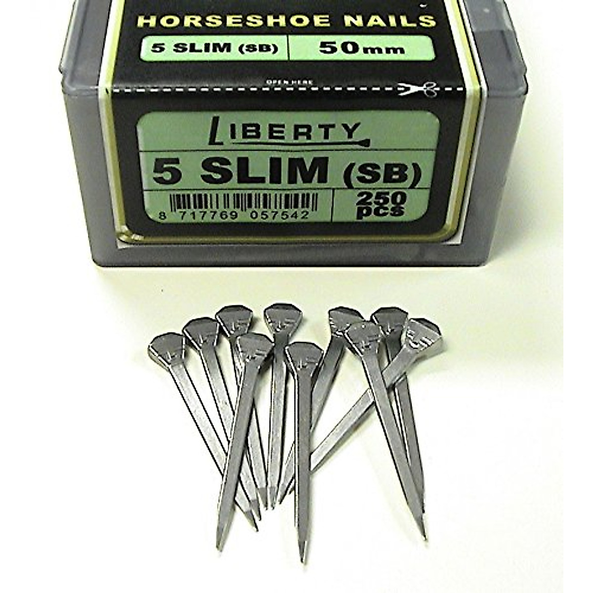 Liberty 5 Slim Horseshoe Nails 250 Count Box