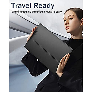 Feiasia Portable Monitor Extremely Slim&Lightweight 15.6 Inch 1080P USB-C Laptop Monitor HDMI Computer Display Gaming Monitor with Smart Cover&Speakers Travel Monitor for Laptop PC Mac Phone Switch