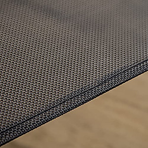 PawHut Elevated Dog Bed with Breathable Fabric, Foldable Pet Cot with Heavy Duty Steel Frame, Portable Cooling Pet Bed Indoor Outdoor Use, for Small Medium Dogs