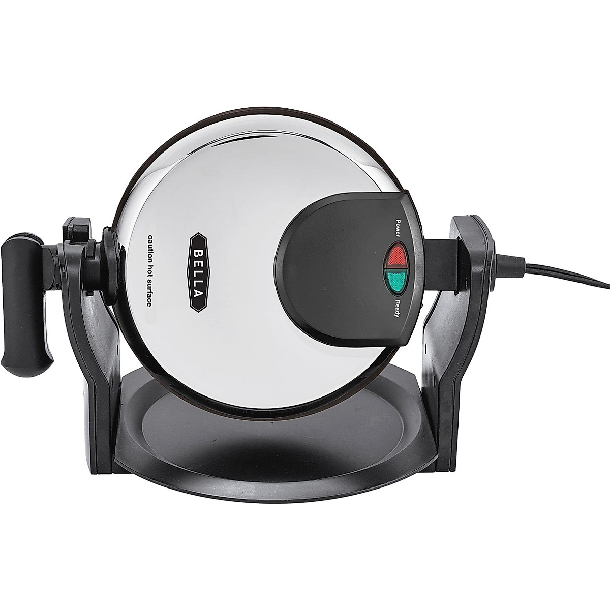 Bella - Non-Stick Rotating Belgian Waffle Maker - Stainless Steel - BPA & PFOA Free