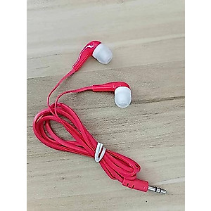 kolodosa 4 Pack Earbuds Headphones Ear Earphones Buds Wired Kids Phones Phone Classroom School Plug Set audifonos Player Headset Computer Small Bud Jack Class Tablet Laptop Wire Best Travel