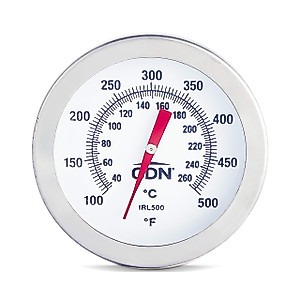 CDN IRL500 Long Stem Fry Thermometer – 12",Silver