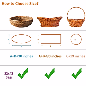 Yotelab Large Jumbo Cellophane Bags for Gift Basket, 32x42 Inches 10Pcs Huge Clear Basket Bags