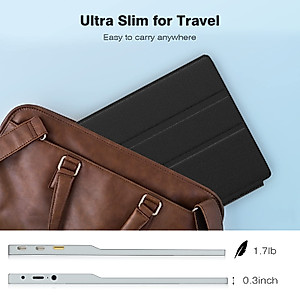 INOO 15.8in Portable Monitor with Smart Cover & 16.1in Portable Monitor with Kickstand