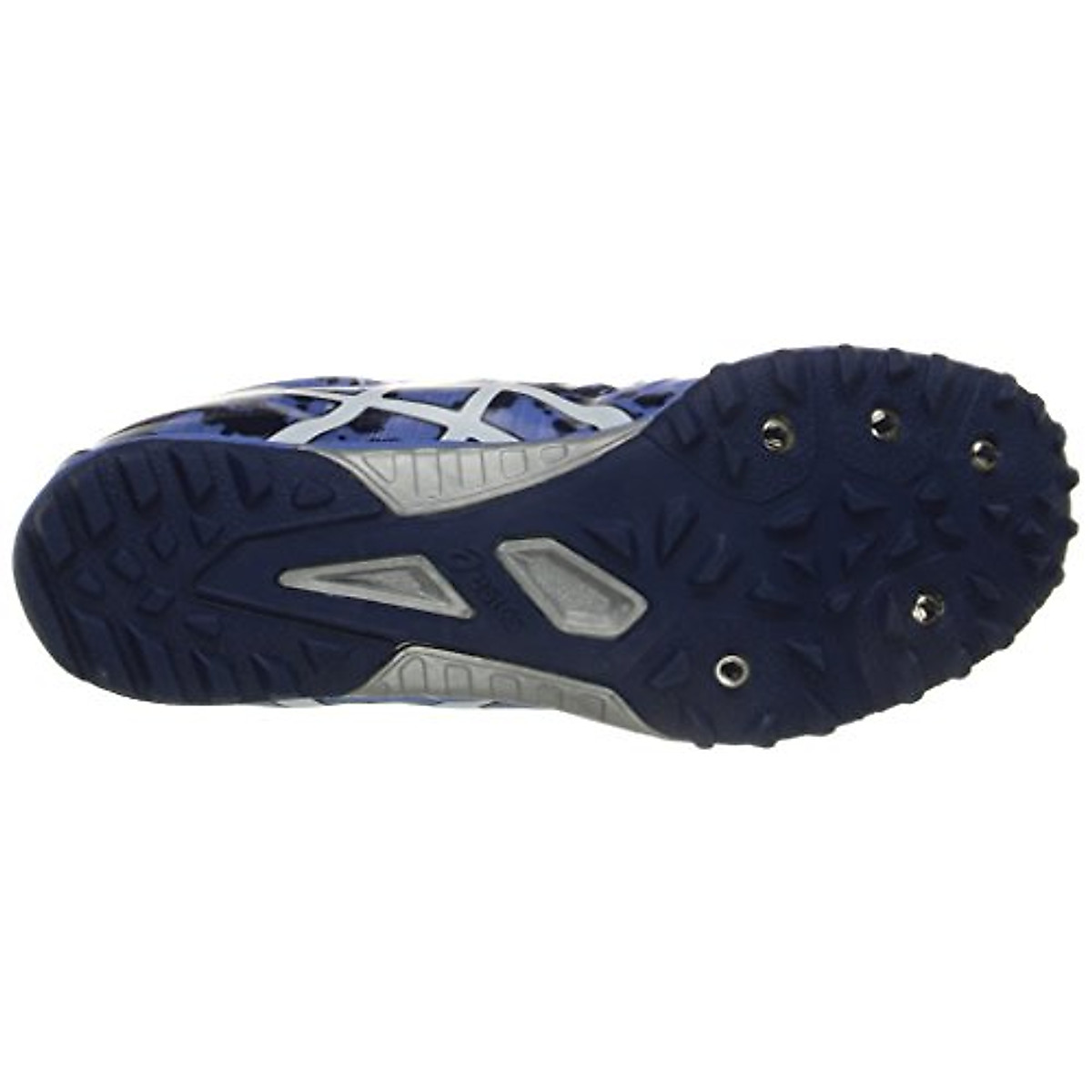 ASICS Women's Cross Freak 2 Cross Country Running Shoe, Powder Blue/White/Navy, 10 M US