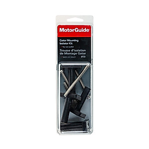 MotorGuide MGA015PB6 Mounting Isolator Kit — Absorb Shocks, Protect Electronics — includes Corrosion-Resistant Bolts — Set of 4