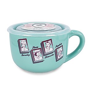 Silver Buffalo The Golden Girls Ceramic Soup Mug with Vented Lid | Holds 24 Ounces