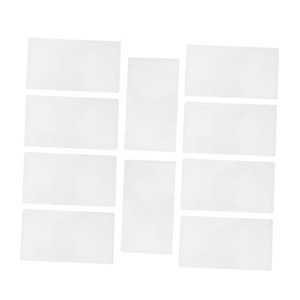 PartyKindom 10pcs Board Transparent Drawing Board Drawing Tool 3D Pen Stencils Convenient 3D Pen Mat Painting Mat 3D Printing Pen Mat Basic Template 3D Pen Graffiti Pad PVC White