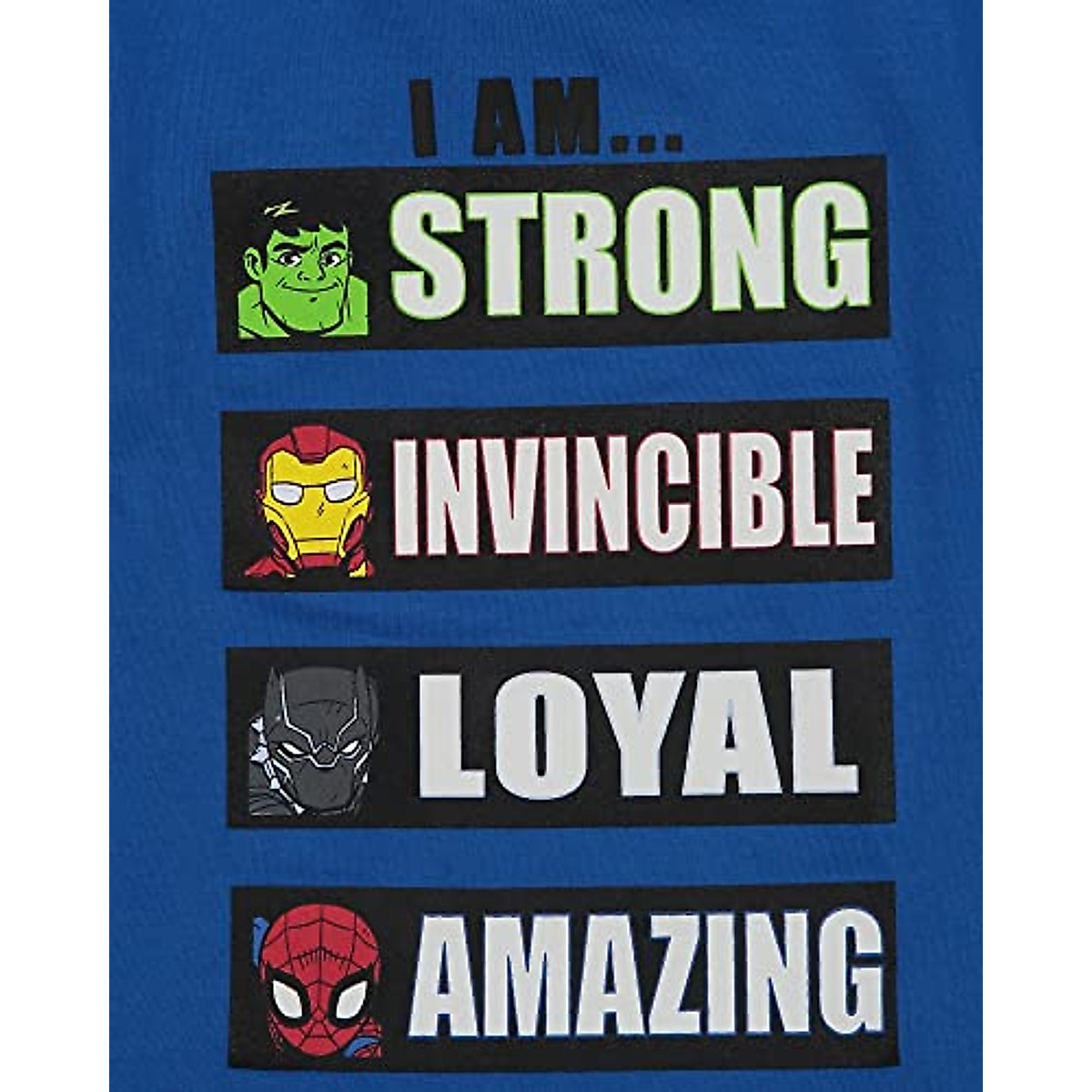 Marvel Avengers Super Hero Adventures Spider-Man Hulk Iron Man Toddler Boys 4 Pack Graphic T-Shirts 4T