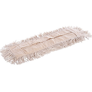 SPARTA Flo-Pac Dust Mop Tie Back for Cleaning, 24 X 5 Inches, Tan, (Pack of 12)