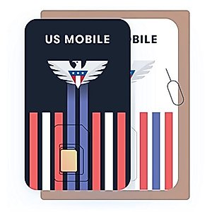 Prepaid SIM Card (US Mobile) - Custom Plans from $4/mo. Unlimited Plans from $10/mo.