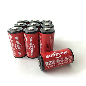 Surefire SF123A 3-Volt Lithium Batteries (10 pack)