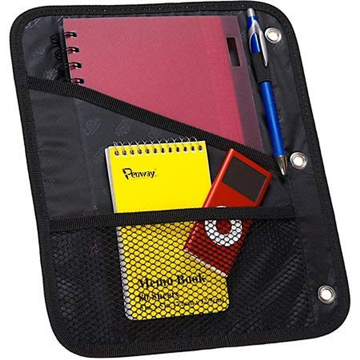 The Dual 100 | 2 in 1 Blue Dual Ring Zipper Binder