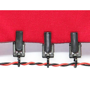 ( Pack of 20 ) , RV Trailer Party Light Holder Hanger Hook Clip String Awning Camper Part, for caravan curtain Klippy Clips rods Awning Lights,String Hang light, Banners